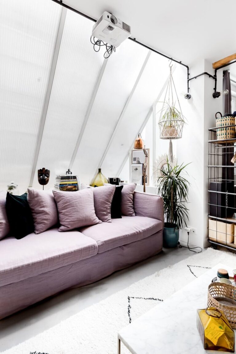 A Bright Attic Apartment in Paris That's For Rent on Airbnb - The Nordroom