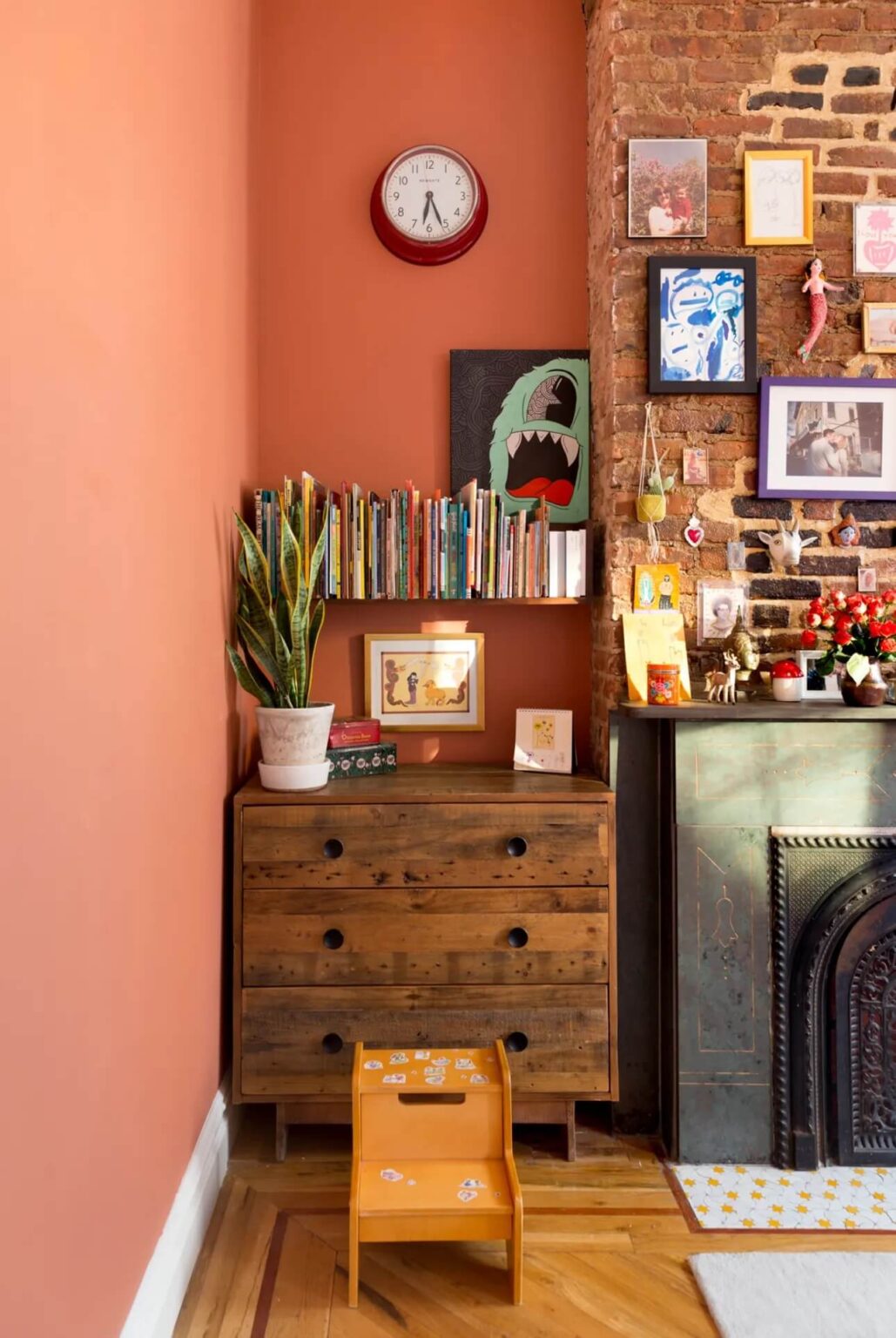 Colorful Wallpaper In A Vibrant Brooklyn Family Home - The Nordroom