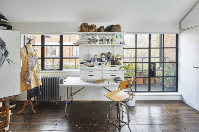 A Unique Vintage Home in a 19th-Century London Print Shop - The Nordroom