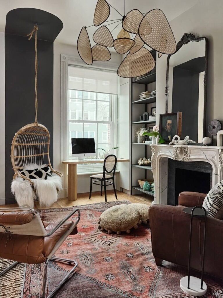 A Warm Brooklyn Brownstone Filled with Interesting Home Decor Ideas ...