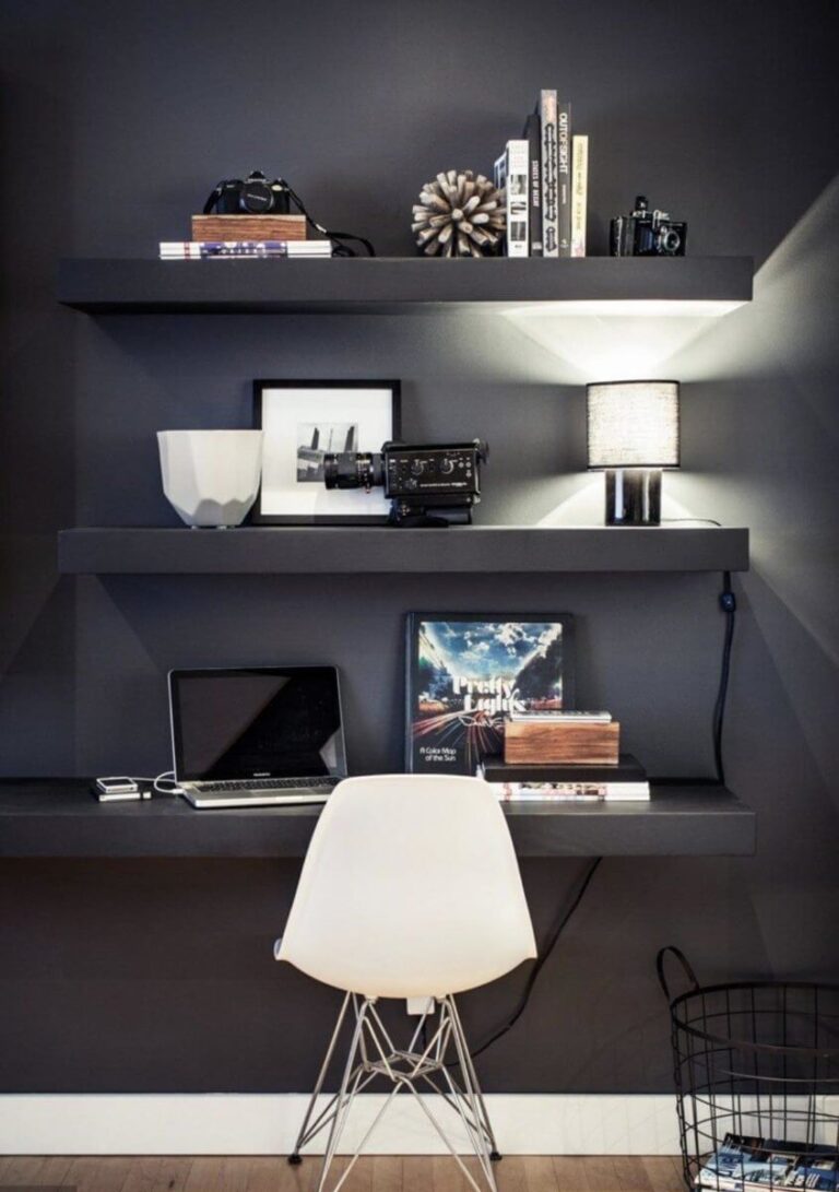 How To Design A Stylish Bedroom Home Office - The Nordroom