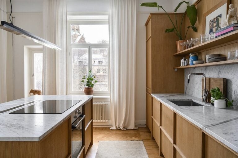 A Stylish Scandi Home with Oak Kitchen - The Nordroom
