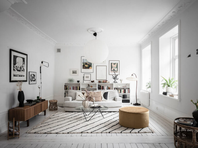 A White Nordic Apartment - The Nordroom