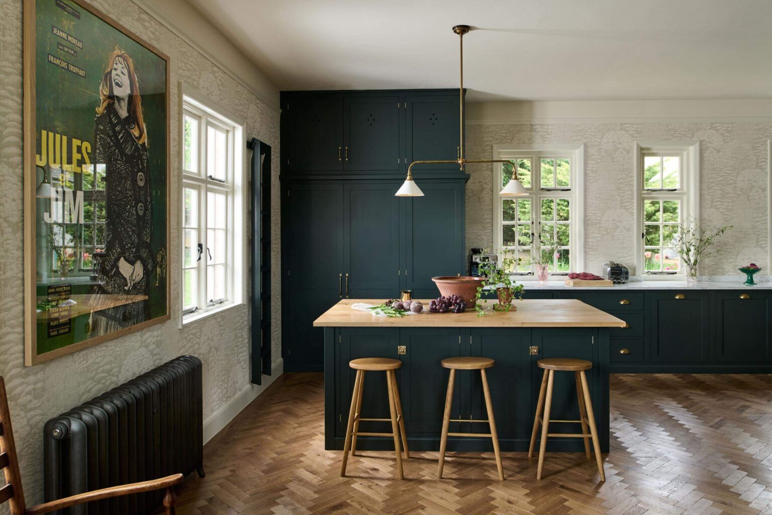 Zoe Ball's Dark Green deVOL Shaker Kitchen - The Nordroom