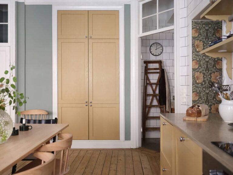 A Light Nordic Home with Ochre Yellow Kitchen - The Nordroom