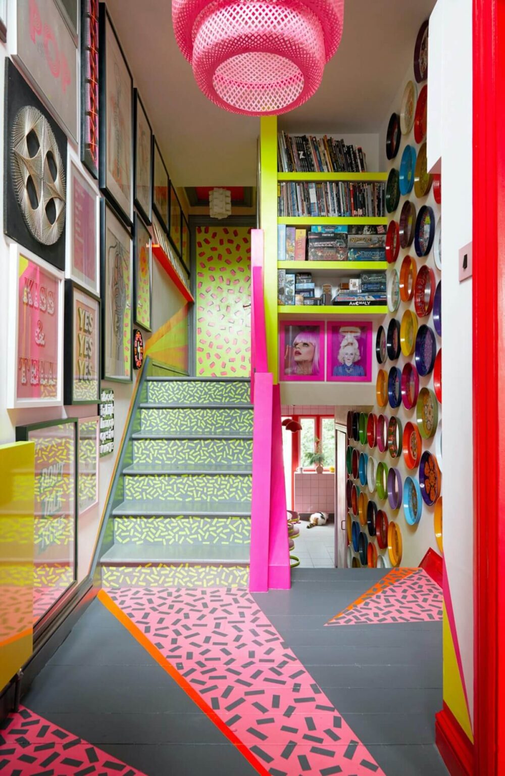 A Quirky London Home Decorated with Neon Colors - The Nordroom