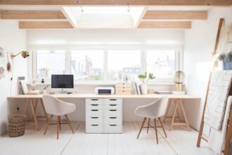 Double Desk IKEA Hacks That Will Boost Your Productivity - The Nordroom