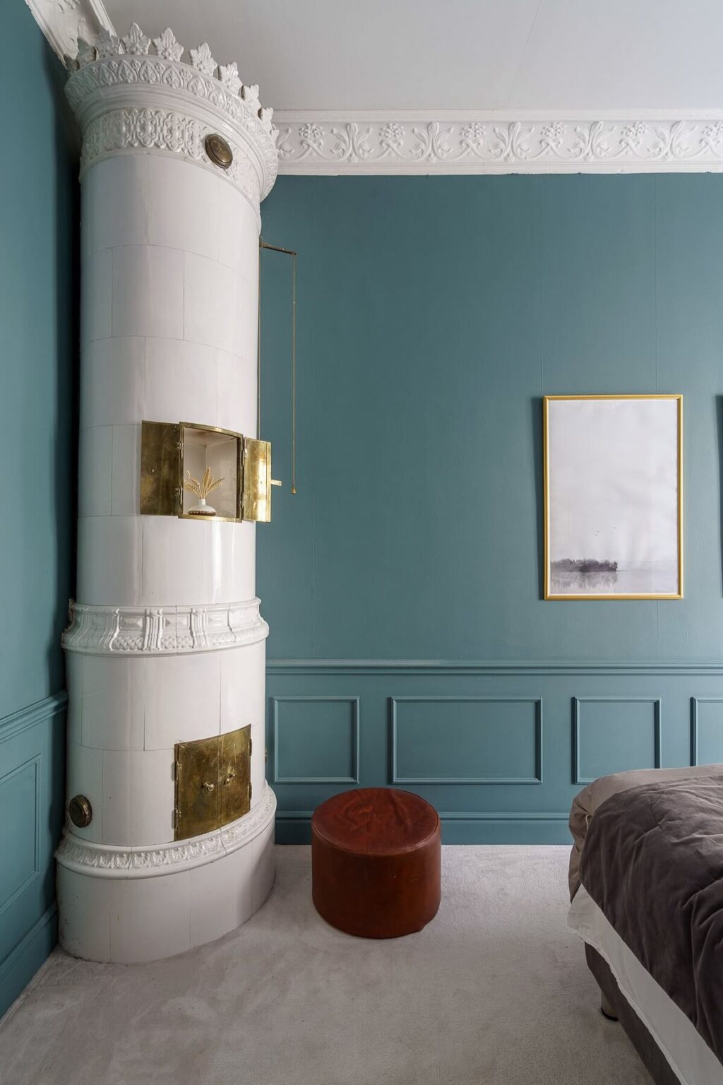 A Classic Nordic Apartment Decorated with Modern Furnishings and Color ...