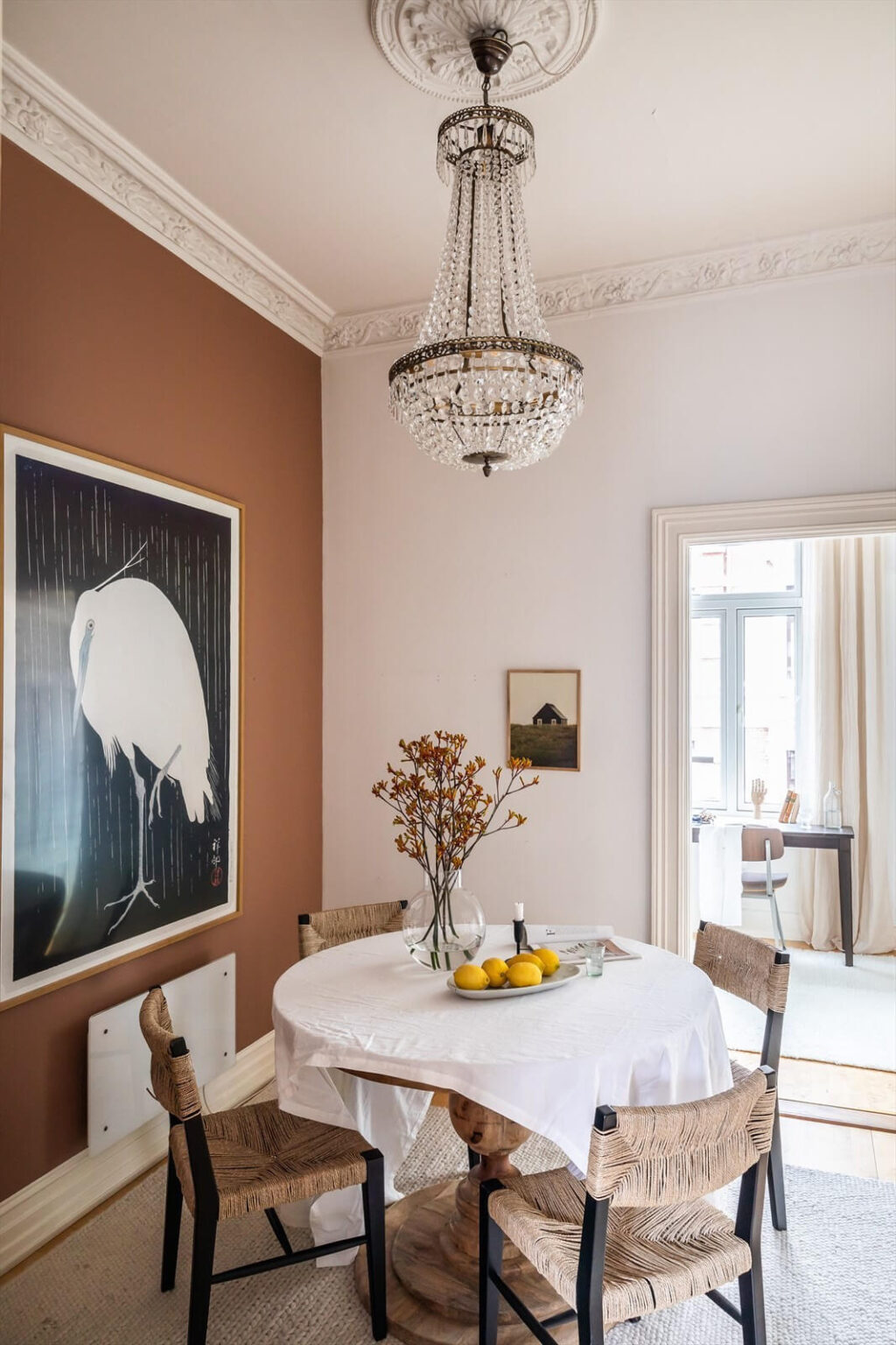An Oslo Apartment Painted in Warm Color Tones - The Nordroom