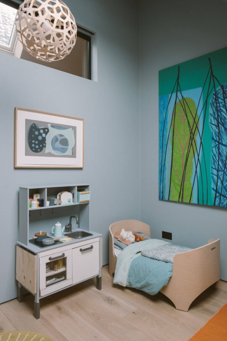 A Modern Split-Level Home with Colorful Rooms - The Nordroom