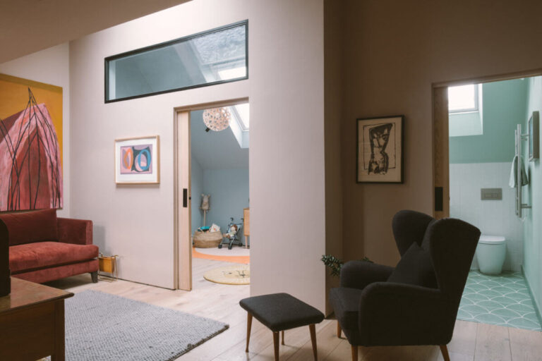 A Modern Split-Level Home with Colorful Rooms - The Nordroom