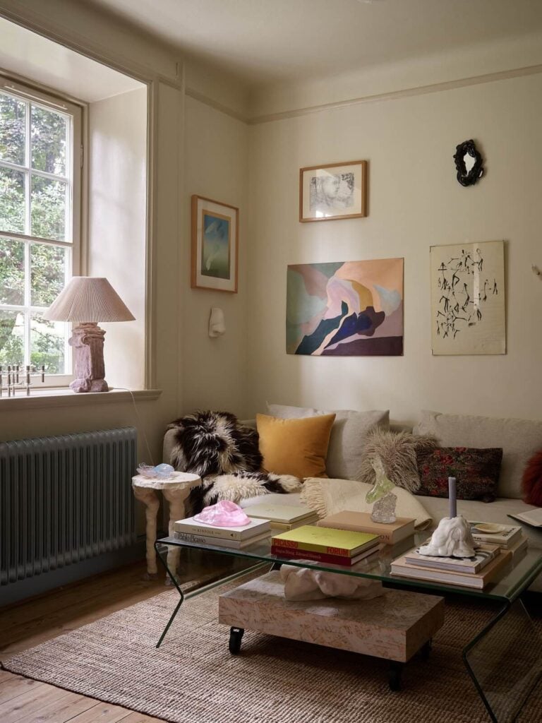 Sliding Glass Doors in a Scandinavian Apartment - The Nordroom