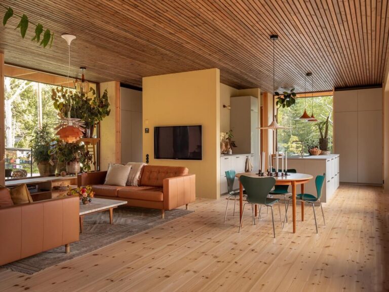 An Architectural Wooden Home with Open Spaces - The Nordroom