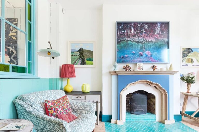 A Playful Colorful Eclectic Artist Home in London - The Nordroom