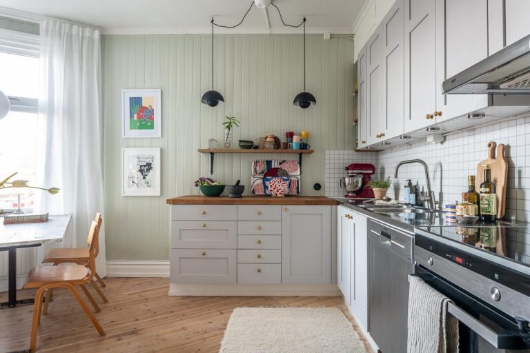 Primary Color Accents in a Light Swedish Apartment - The Nordroom