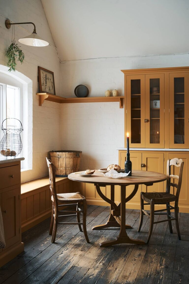 A Yellow Mediterranean-style deVOL Kitchen with High Ceilings - The ...