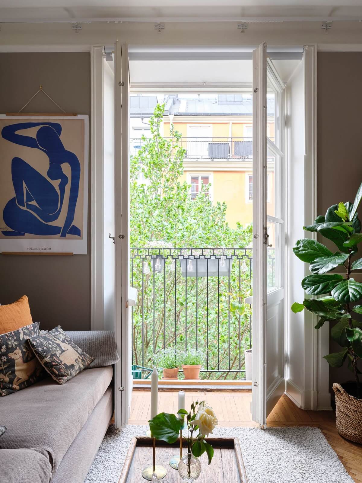 A Small Gray Apartment with Industrial Glass Walls - The Nordroom