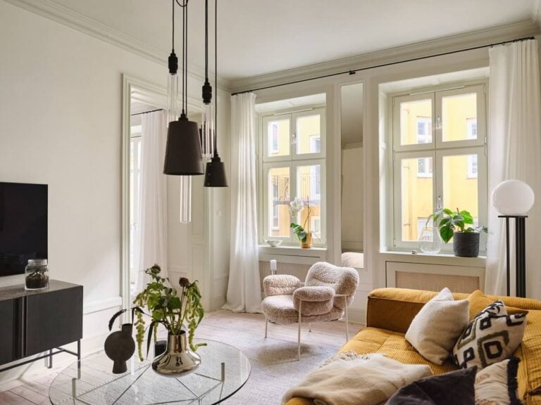 A Light Filled Duplex Apartment in Sweden - The Nordroom