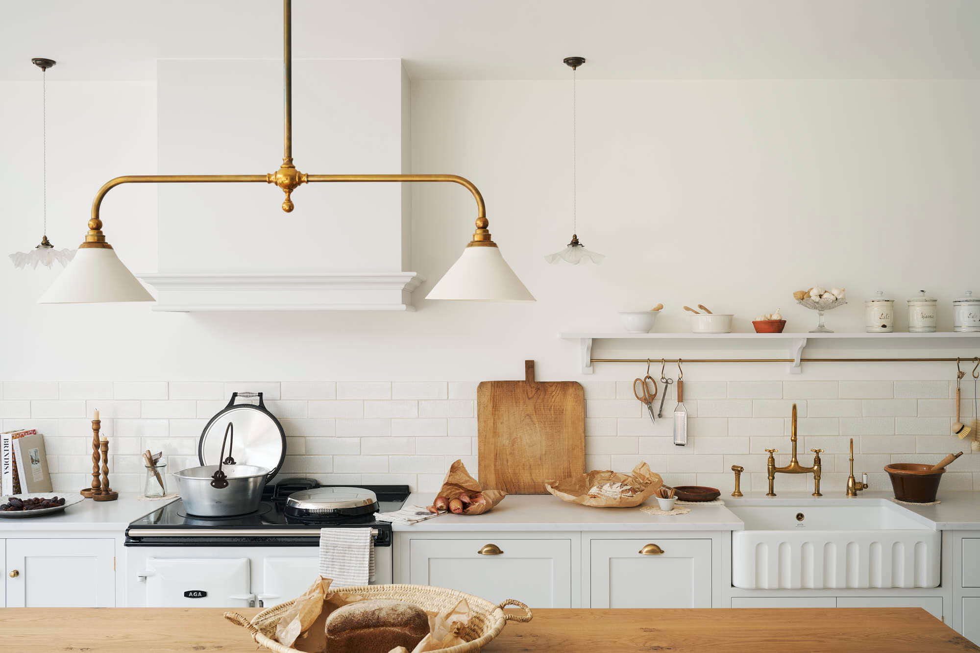 A Stylish White deVOL Kitchen in an Edwardian House - The Nordroom