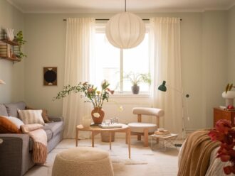 Calm Color Tones in a Light Scandinavian Studio Apartment - The Nordroom
