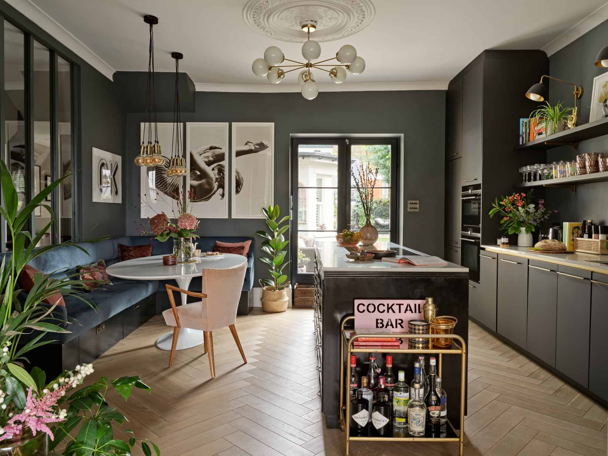 Pink & Gray Rooms in a Victorian Home with a Guest House - The Nordroom