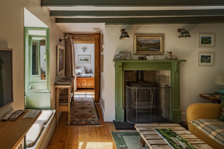 Ochre Yellow and Green Tones in a Cozy Welsh Cottage - The Nordroom