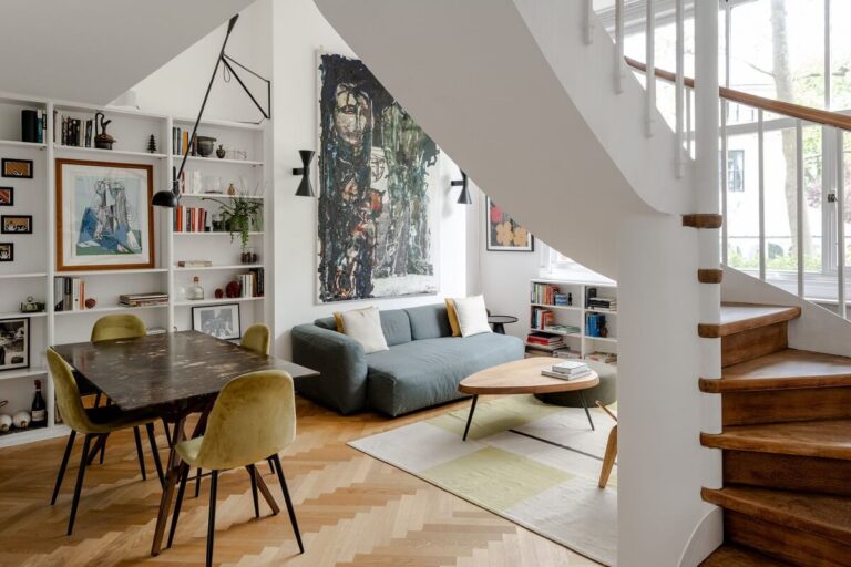 High Ceilings in a Light London Apartment - The Nordroom