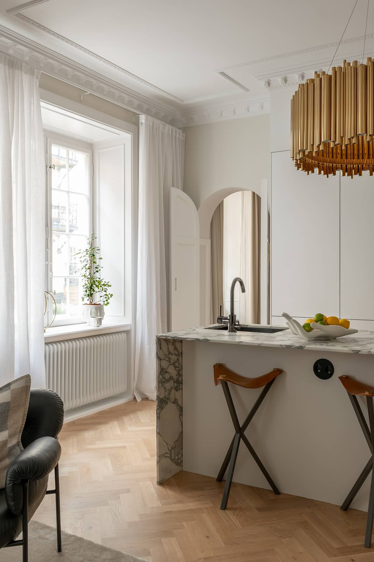 A Classic Look for a Swedish Apartment - The Nordroom