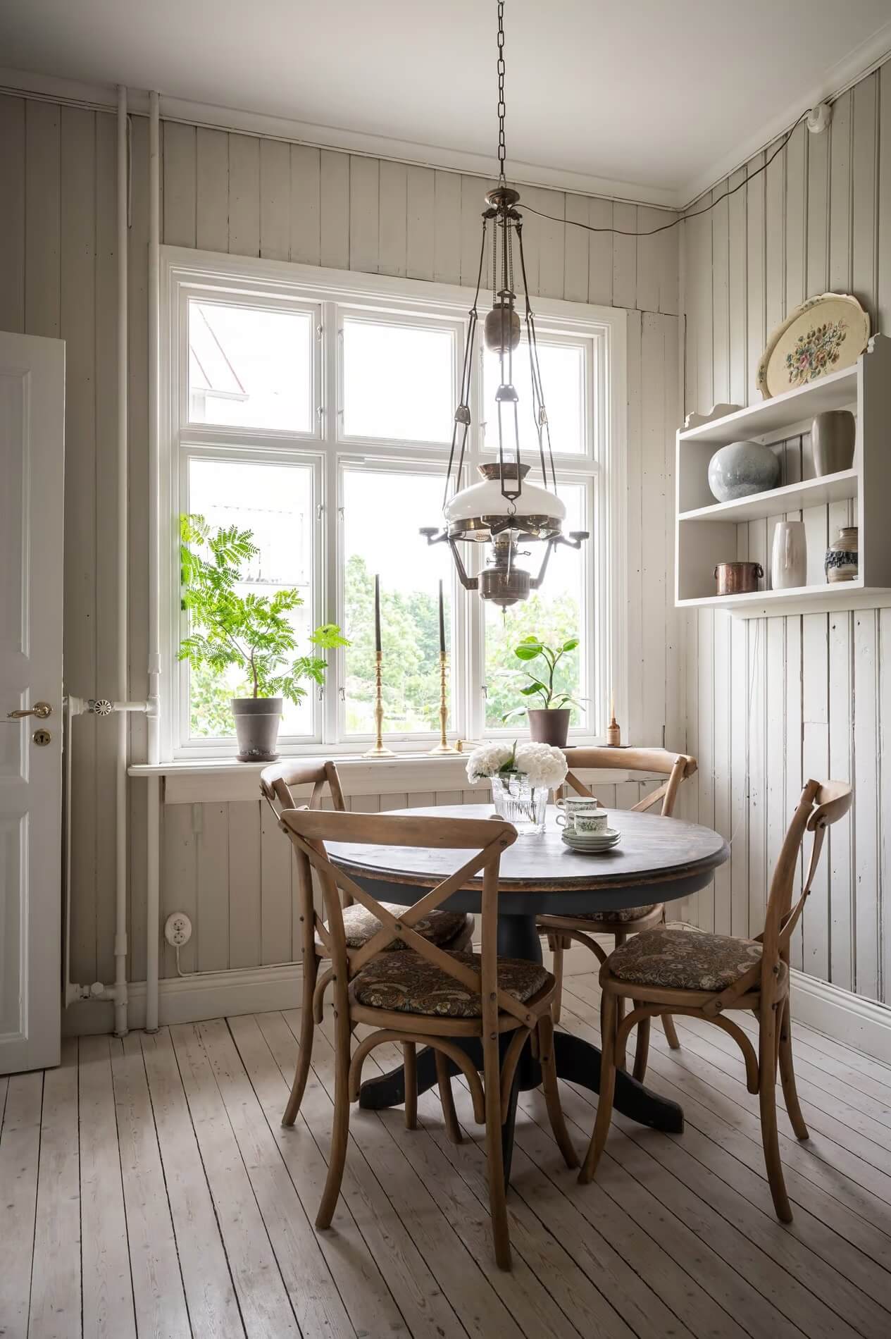 Original Charm in a Light Green Swedish Country House - The Nordroom