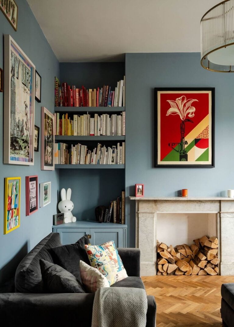 A Stunning Color Palette in an Extended Edwardian House in London - The ...