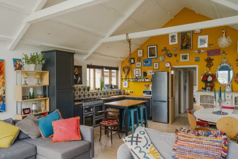 A Black Barn House with Boho Interiors and Breathtaking Views - The ...