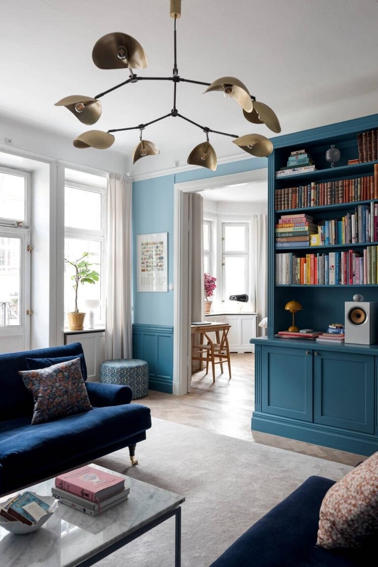 Classic Blue Living Room