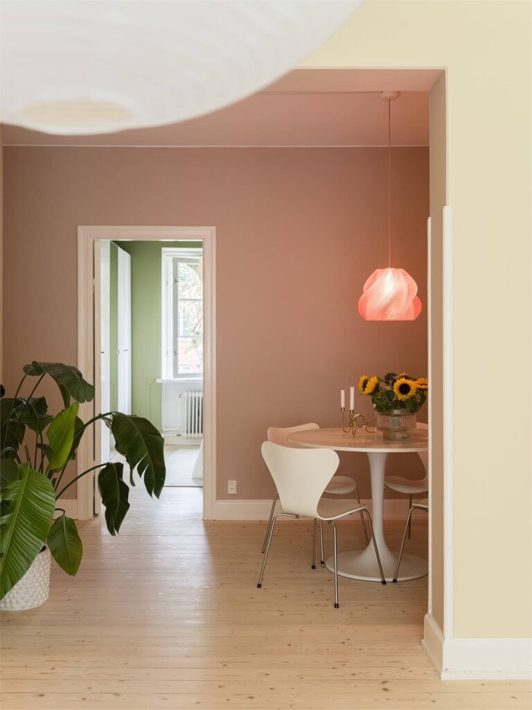 Colorful and Light Rooms in a Swedish One-Bedroom Apartment - The Nordroom