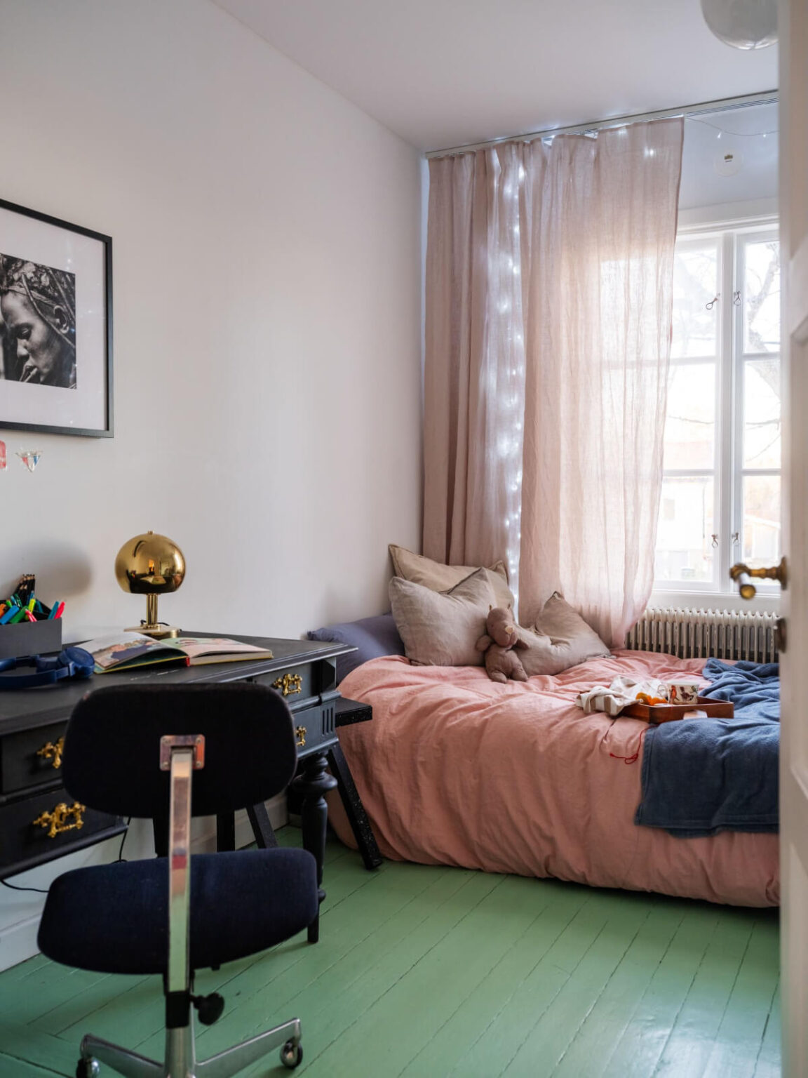 Painted Floorboards in a Unique Family Home in Sweden - The Nordroom
