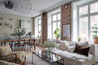 A Swedish Apartment with an Open Living Space and Period Features - The ...
