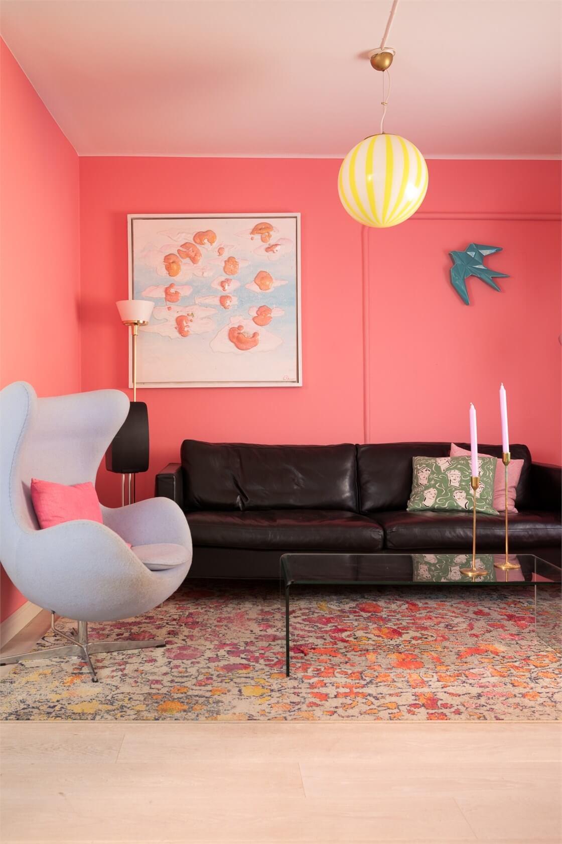 A Colorful Basement Duplex Apartment in Stockholm - The Nordroom