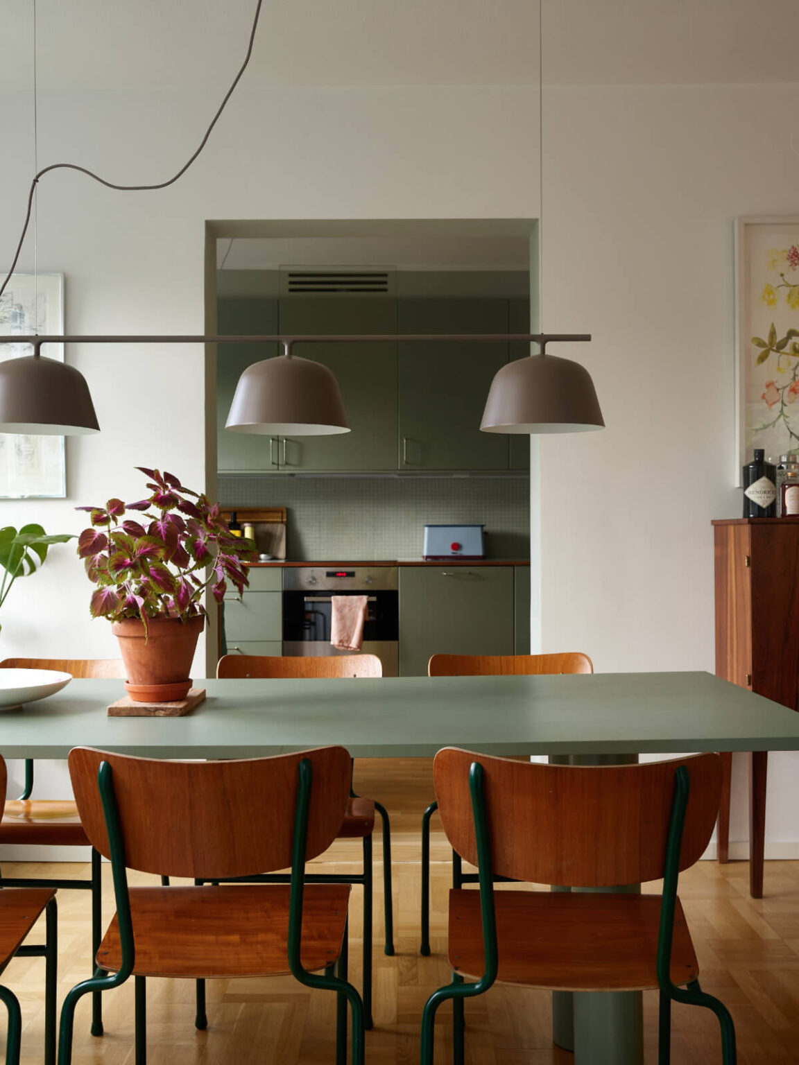 A Lovely Color Palette in a Midcentury Apartment in Sweden - The Nordroom