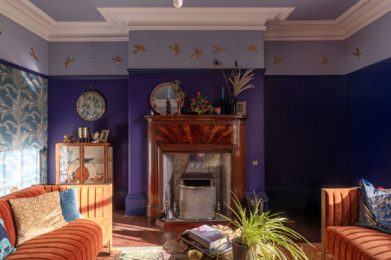 Colorful Rooms in a Regency Manor House in Yorkshire - The Nordroom