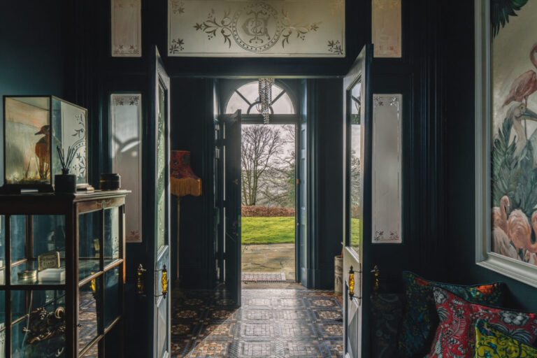 Colorful Rooms in a Regency Manor House in Yorkshire - The Nordroom