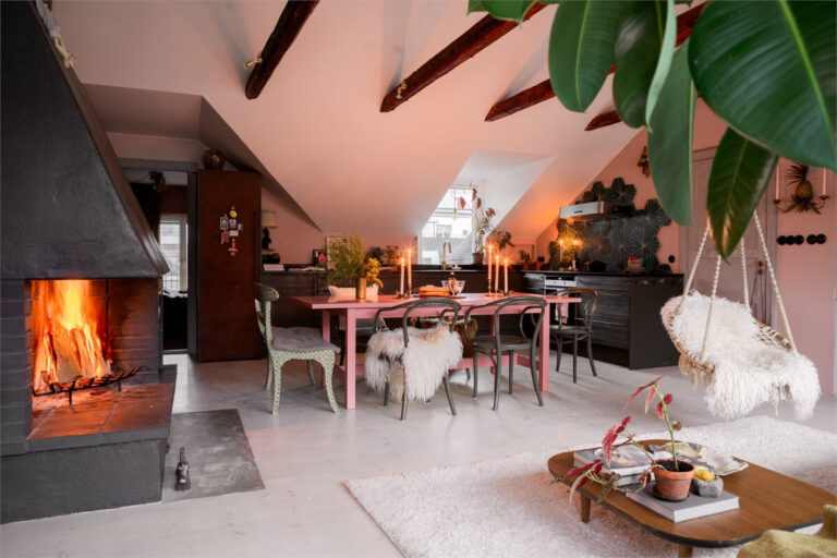 A Colorful Family Attic Apartment in Stockholm - The Nordroom