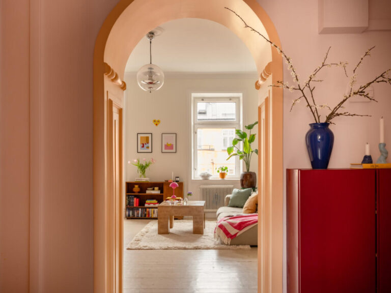 Cheerful Color Accents in a One-Bedroom Stockholm Apartment - The Nordroom