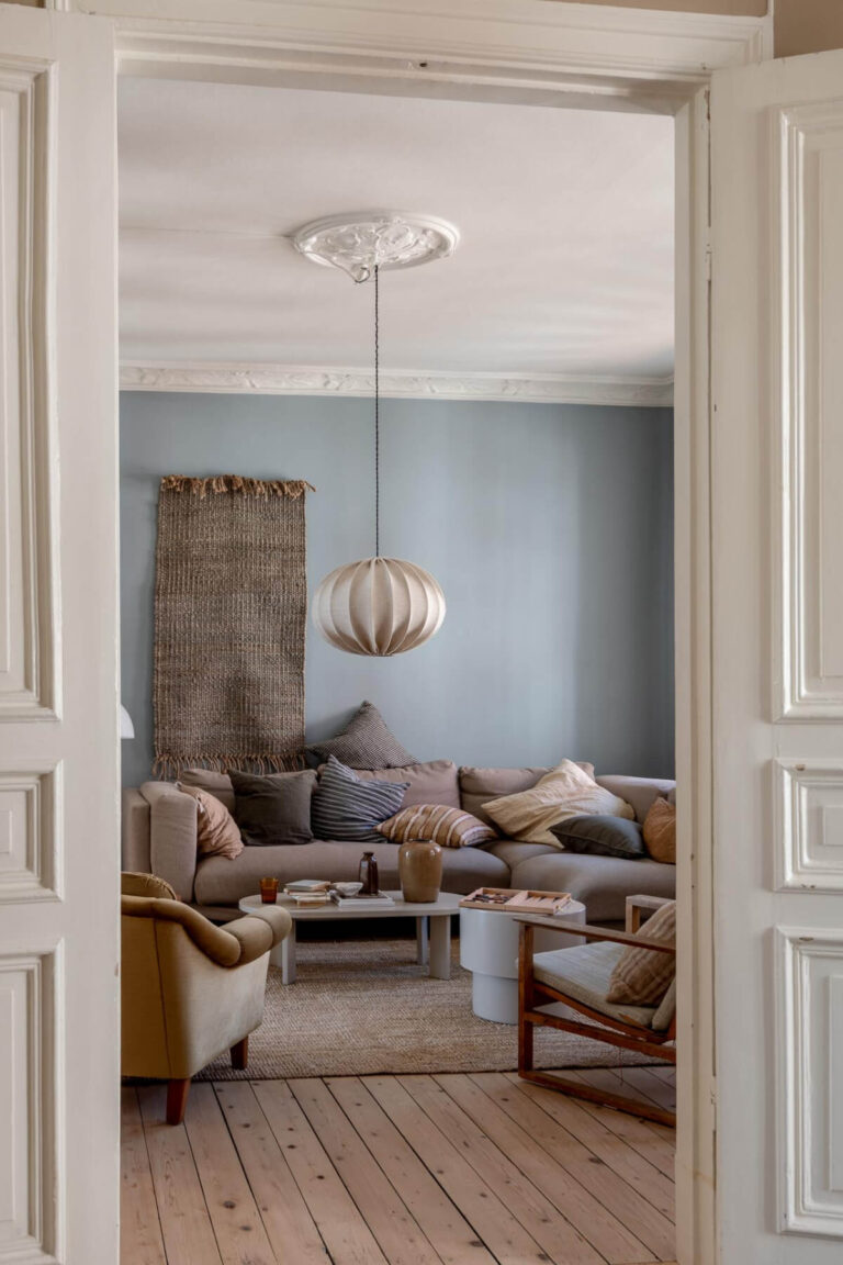A Natural Color Palette, Period Features, & Grand Rooms in a Swedish ...