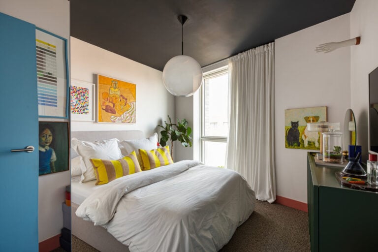 Playful Colors in a Modern One-Bedroom Apartment in London - The Nordroom