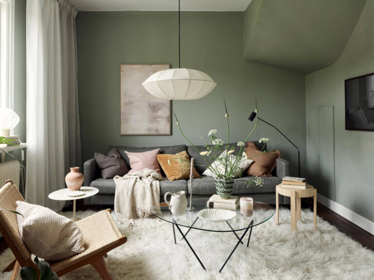 A Harmonious Color Palette in a Swedish Duplex Apartment - The Nordroom