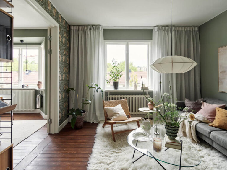 A Harmonious Color Palette in a Swedish Duplex Apartment - The Nordroom