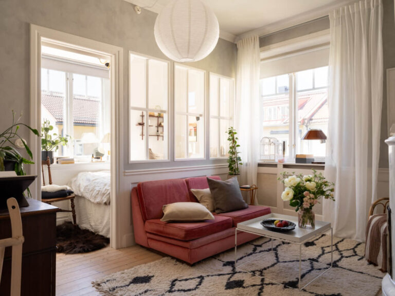 A Small Light-Filled Corner Apartment with Original Details - The Nordroom