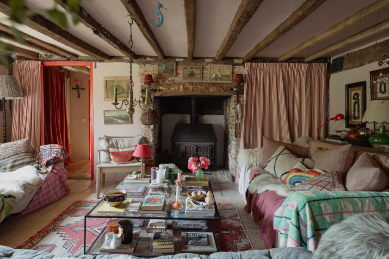 Colorful Interiors and Period Features in a 16th-Century Farmhouse ...