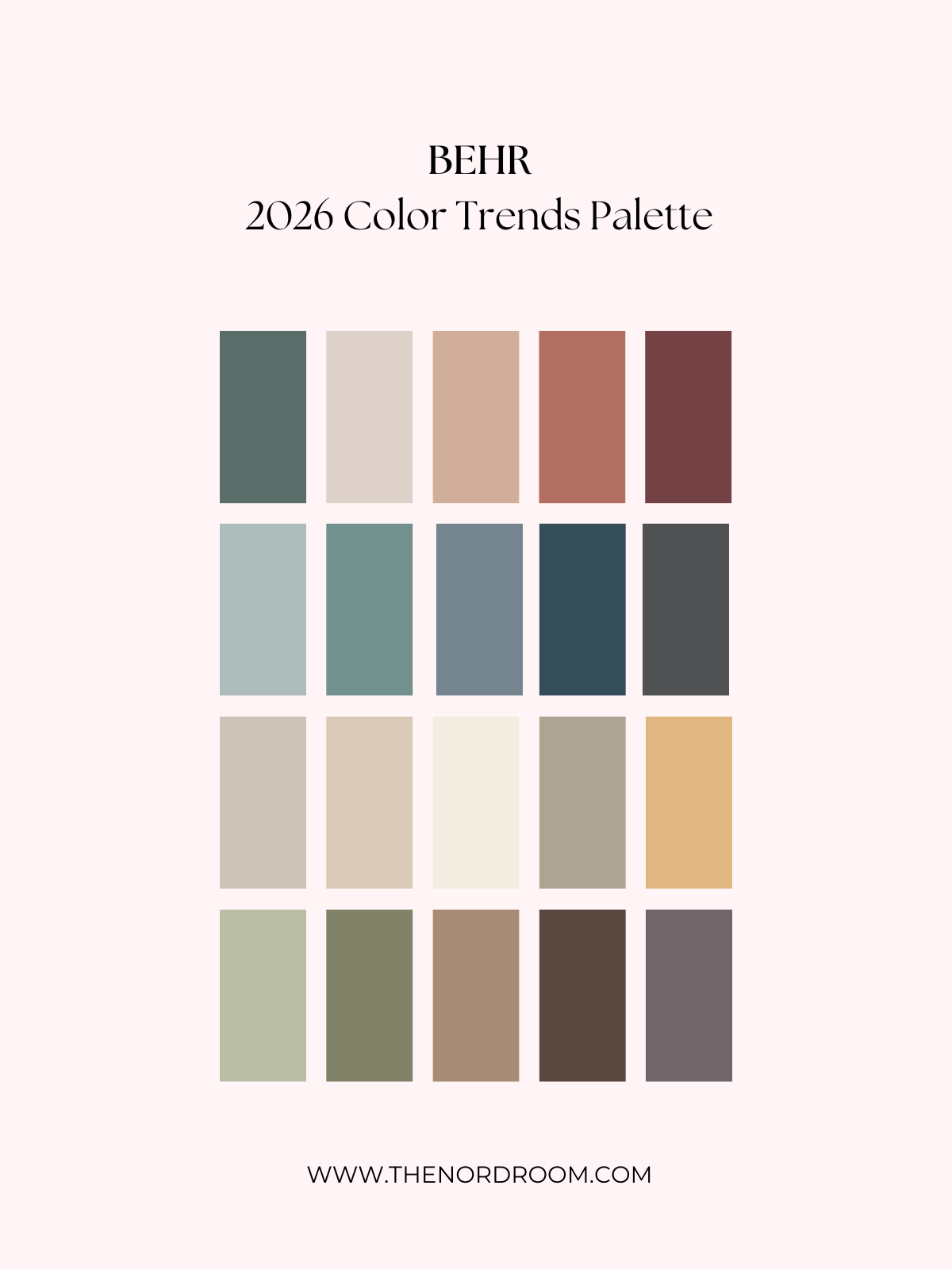 Behr Color of the Year 2026: Hidden Gem - The Nordroom