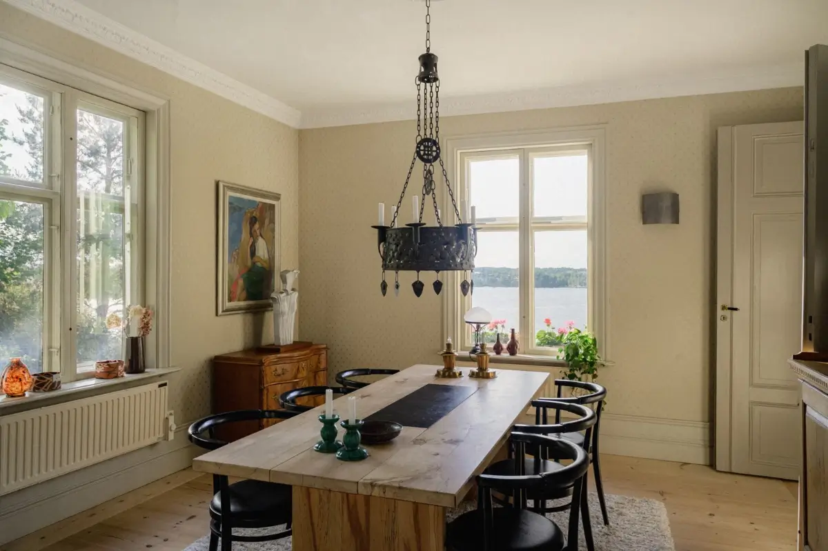 A Beautiful Pink Villa Overlooking the Stockholm Archipelago - The Nordroom